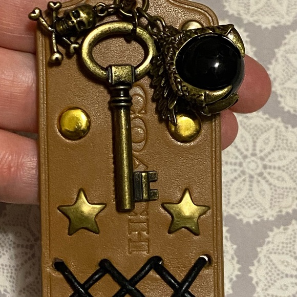 Coach | Bags | Coach Custom Dragon Claw Key Skull And Star Large Hang ...